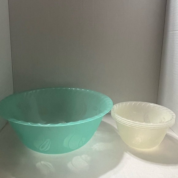 Dining | Plastic Bowl Set 1 Large And 4 Small | Poshmark